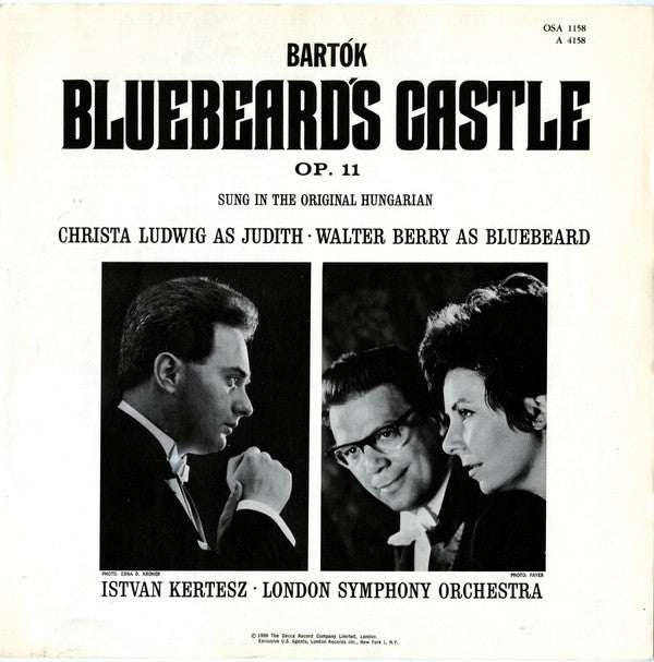 Buy Bartók* - Christa Ludwig, Walter Berry, The London Symphony ...