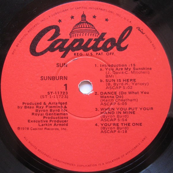 Buy Sun : Sunburn (LP, Album) Online for a great price – Record Town TX