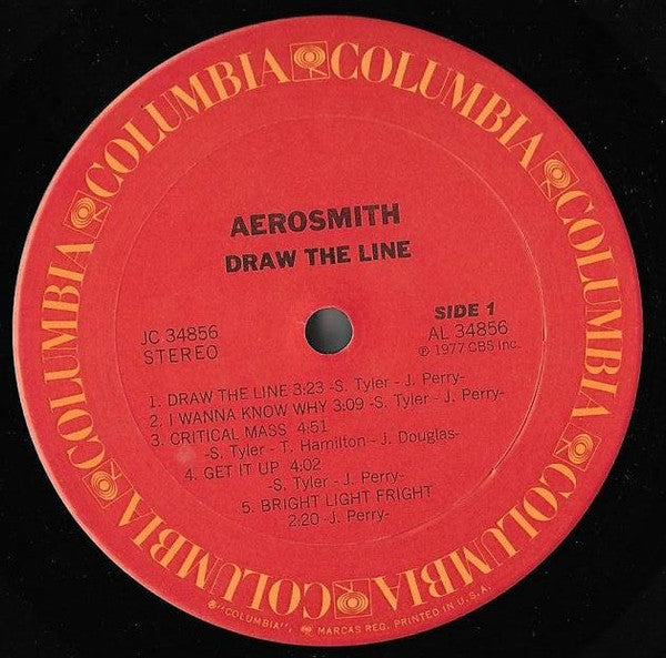 Buy Aerosmith : Draw The Line (LP, Album, San) Online for a great price ...