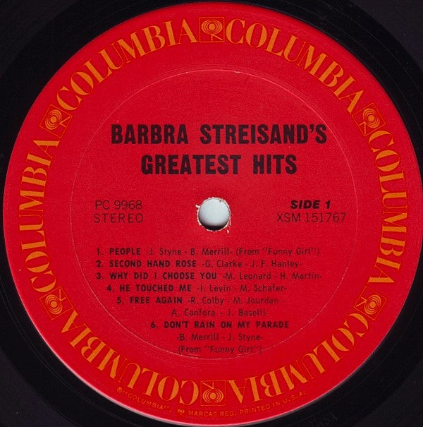 Buy Barbra Streisand : Barbra Streisand's Greatest Hits (LP, Comp, RE ...