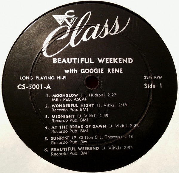 Buy Googie Rene : Beautiful Weekend (LP, Album) Online for a great ...