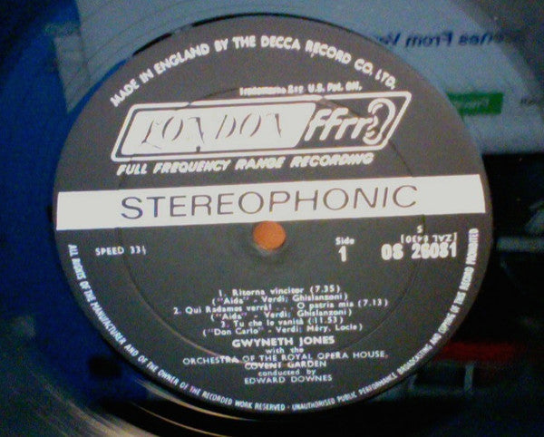 Buy Verdi*, Gwyneth Jones, Royal Opera House Orchestra*, Edward Downes ...