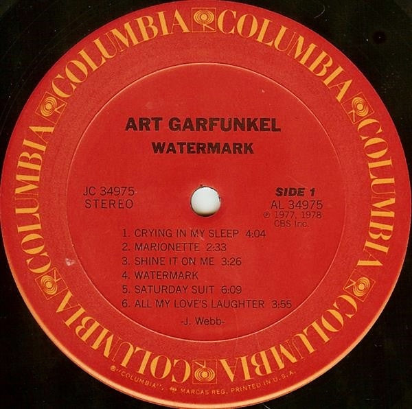 Buy Art Garfunkel : Watermark (LP, Album, Ter) Online for a great price ...