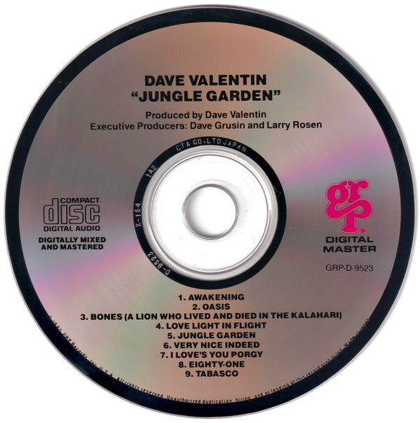 Buy Dave Valentin : Jungle Garden (CD, Album) Online for a great price ...