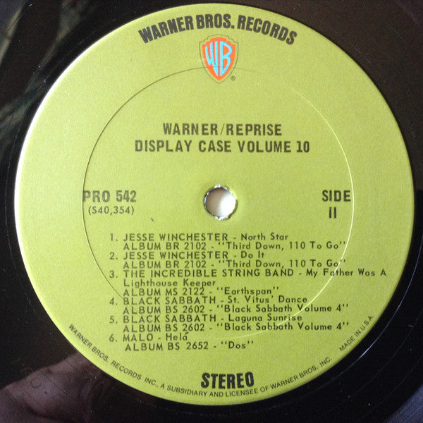 Buy Various : Warner / Reprise Display Case Vol. 10 (3xLP, Comp, Promo ...