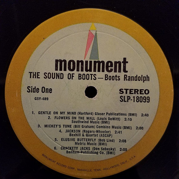 Buy Boots Randolph : The Sound Of Boots (LP, Album, Mon) Online for a ...
