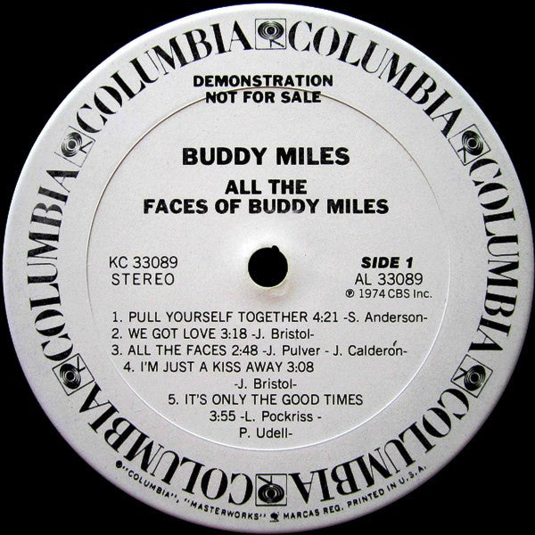 Buy Buddy Miles : All The Faces Of Buddy Miles (LP, Promo) Online for a ...