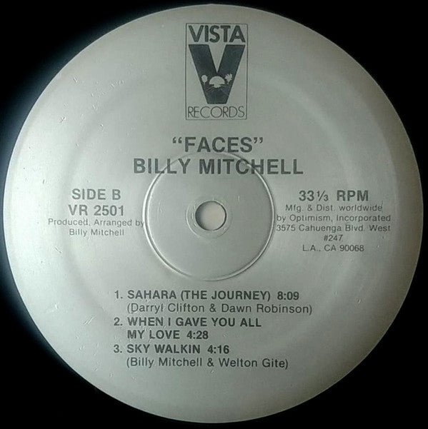 Buy Billy Mitchell (2) : Faces (LP) Online for a great price – Record ...