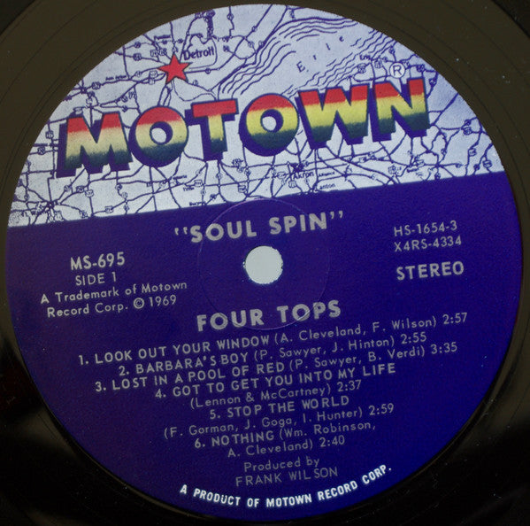 Buy Four Tops : Soul Spin (LP, Album) Online for a great price – Record ...