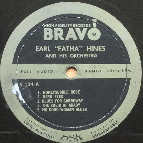 Buy Earl "Fatha" Hines And His Orchestra* : Earl "Fatha" Hines And His ...