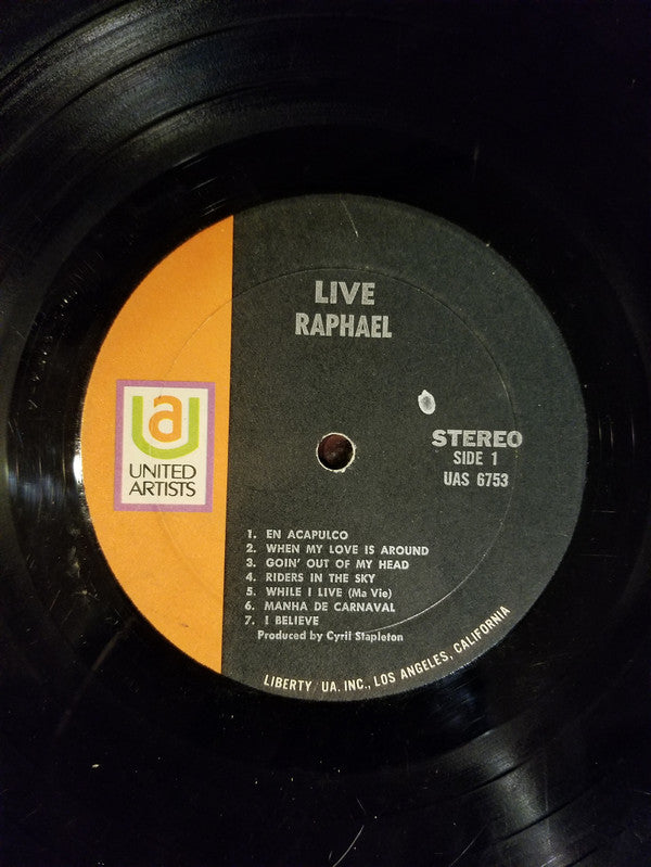 Buy Raphael : Live (LP, Comp) Online for a great price – Record Town TX