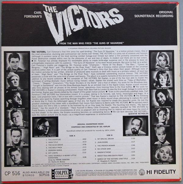 Buy Sol Kaplan : The Victors - Original Soundtrack Recording (LP, Album ...