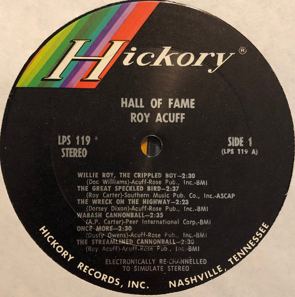 Buy Roy Acuff : Country Music Hall Of Fame (LP, Comp, Ter) Online for a ...