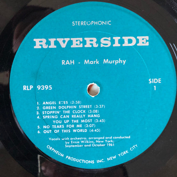 Buy Mark Murphy : Rah (LP, Album, RE) Online for a great price – Record ...