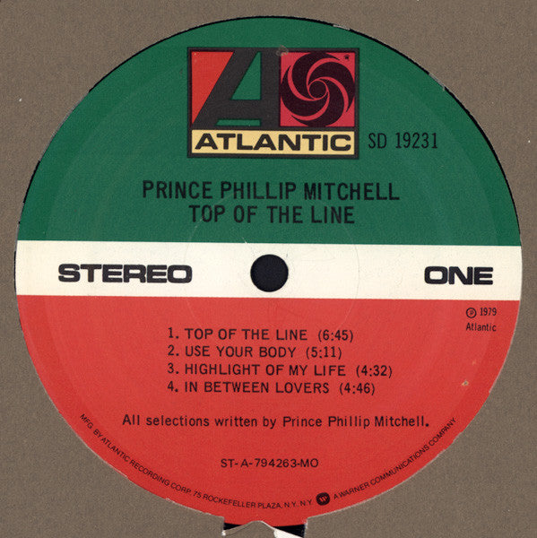 Buy Prince Phillip Mitchell* : Top Of The Line (LP, Album) Online for a ...