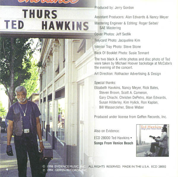 Buy Ted Hawkins : The Final Tour (HDCD) Online for a great price ...