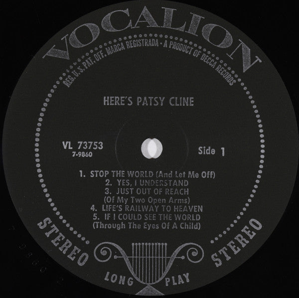 Buy Patsy Cline : Here's Patsy Cline (LP, Comp, Pin) Online for a great ...