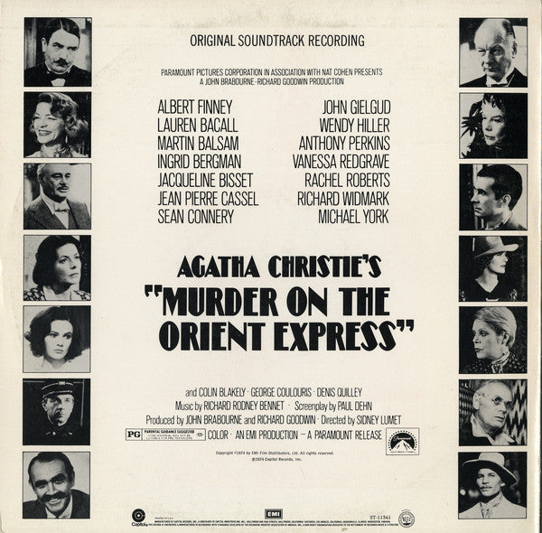 Buy Richard Rodney Bennett : Agatha Christie's Murder On The Orient ...