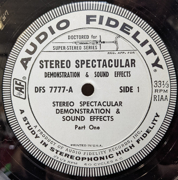 Buy No Artist : Stereo Spectacular Demonstration & Sound Effects (LP ...