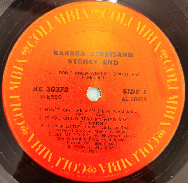 Buy Barbra Streisand : Stoney End (LP, Album, San) Online for a great ...