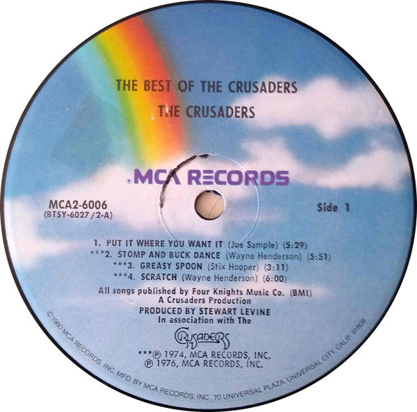 Buy The Crusaders : The Best Of The Crusaders (2xLP, Comp, RE, Pin ...