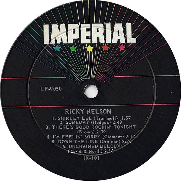 Buy Ricky Nelson : Ricky Nelson (LP, Album, Mono, Ind) Online for a ...