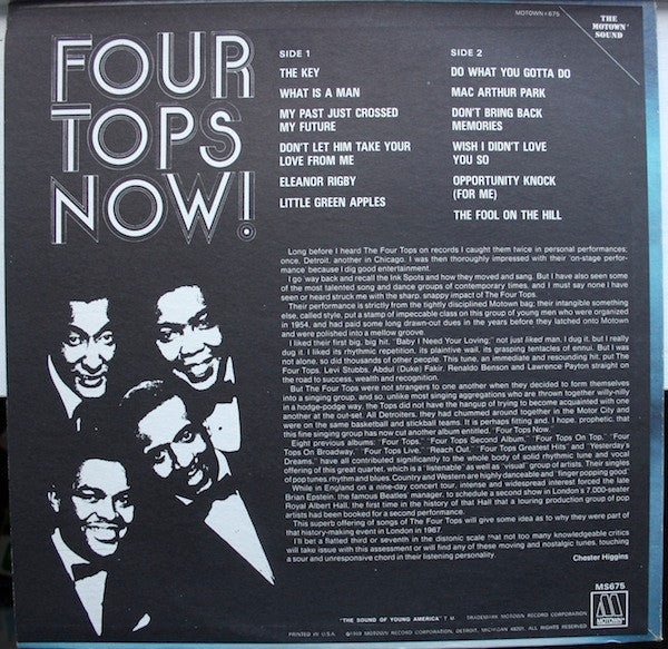 Buy Four Tops : Four Tops Now! (LP, Album) Online for a great price ...