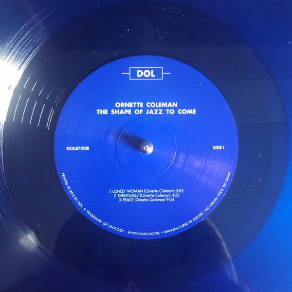 Buy Ornette Coleman : The Shape Of Jazz To Come (LP, Album, RE, 180 ...