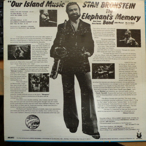 Buy Stan Bronstein / The Elephant's Memory Band* : Our Island Music (LP ...