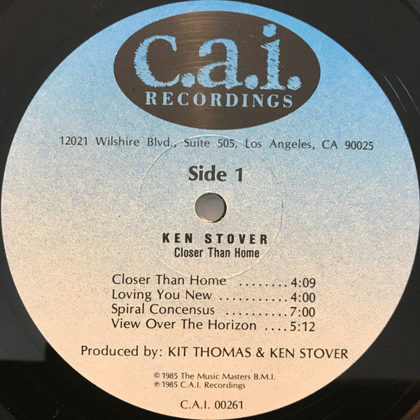 Buy Ken Stover : Closer Than Home (LP, Album) Online for a great price ...