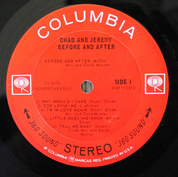 Buy Chad and Jeremy* : Before And After (LP, Album, San) Online for a ...