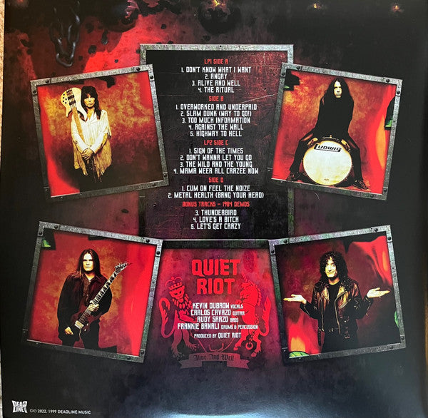 Buy Quiet Riot : Alive And Well (LP, Album, Dlx, Ltd, RE, Red) Online ...