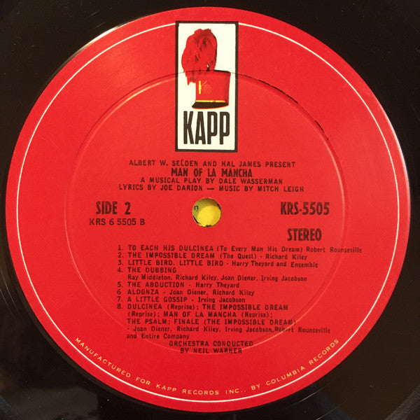 Buy Original Cast*, Richard Kiley, Joan Diener, Irving Jacobson, Robert ...