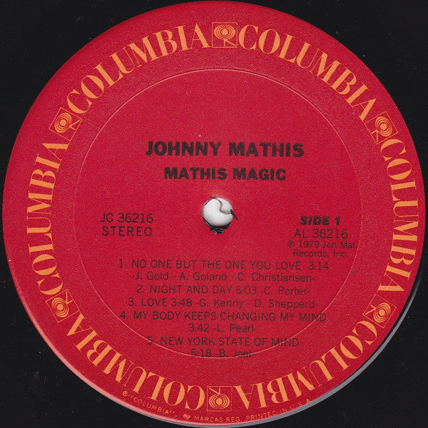 Buy Johnny Mathis : Mathis Magic (LP, Album) Online for a great price ...