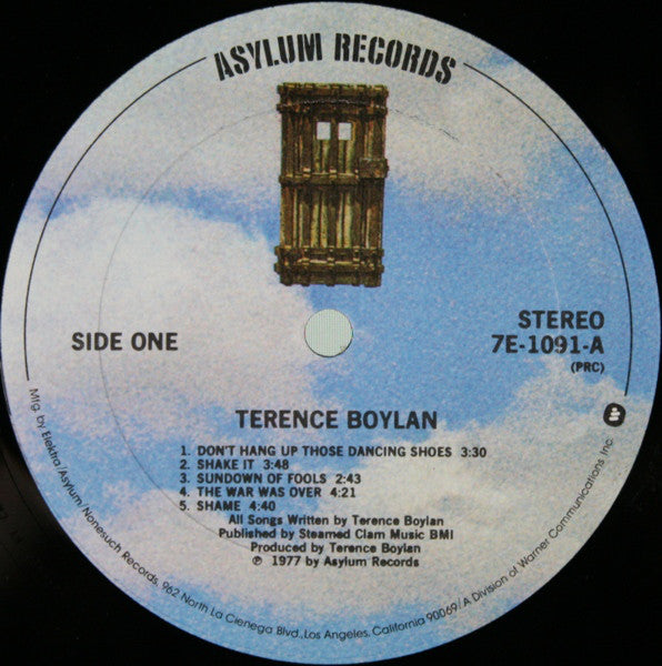 Buy Terence Boylan : Terence Boylan (LP, Album, PRC) Online for a great ...