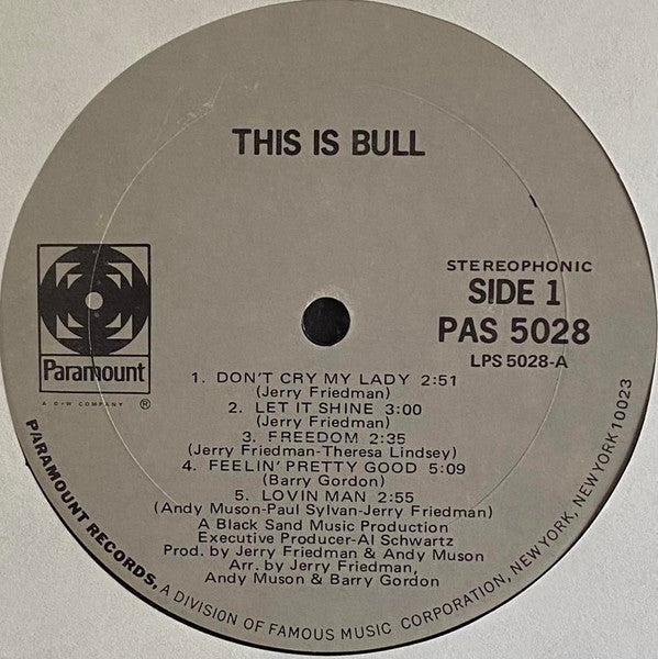 Buy Bull (9) : This Is Bull (LP, Album, Mon) Online for a great price ...