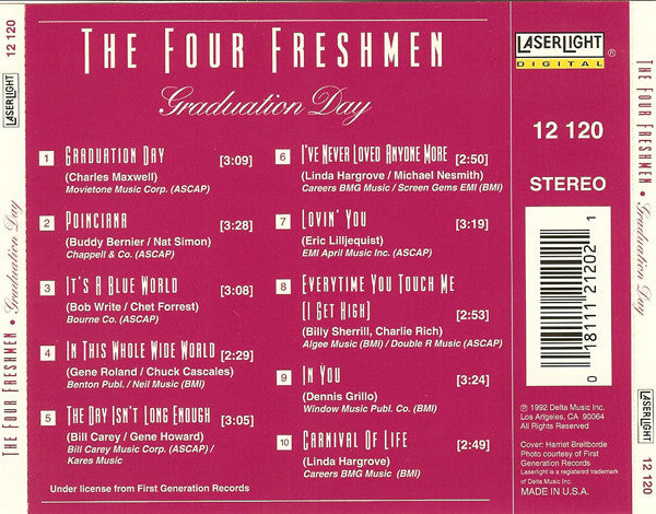 Buy The Four Freshmen : Graduation Day (CD, Album) Online for a great ...
