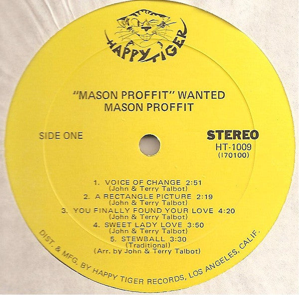 Buy Mason Proffit : Wanted (LP, Album, Gat) Online for a great price ...