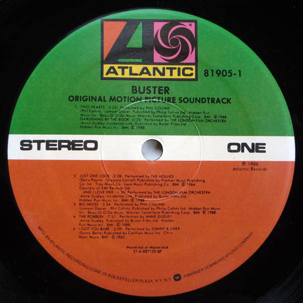 Buy Various : Buster - Original Motion Picture Soundtrack (LP, Comp, SP ...