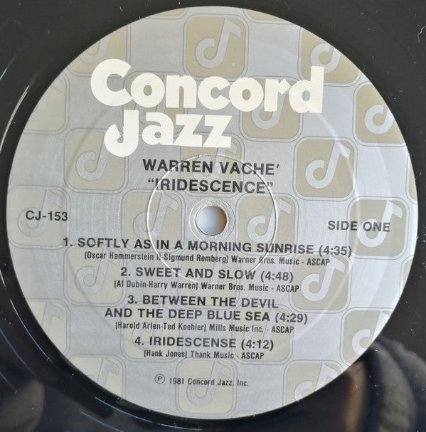 Buy Warren Vaché : Iridescence (LP, Album) Online for a great price ...
