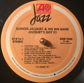 Buy Illinois Jacquet & His Big Band : Jacquet's Got It (LP) Online for ...