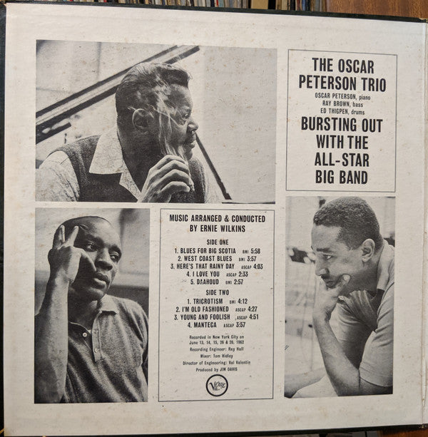 Buy The Oscar Peterson Trio : Bursting Out With The All-Star Big Band ...