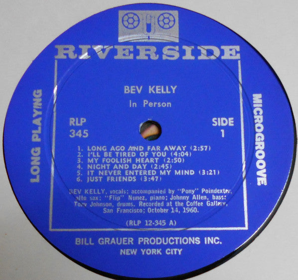 Buy Bev Kelly : Bev Kelly In Person (LP, Album, Mono) Online for a ...