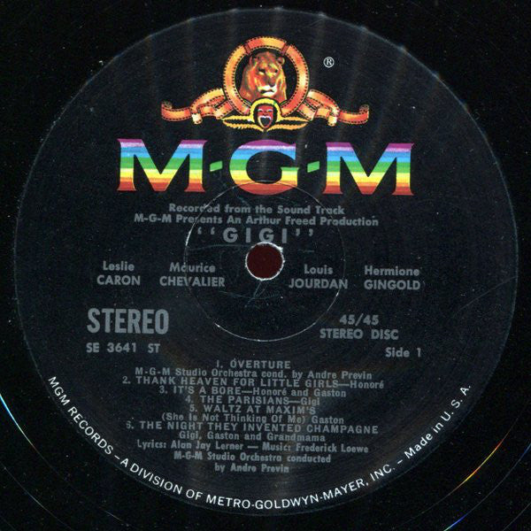 Buy Various : "Gigi" - Original Cast Sound Track Album (LP, Album, RP ...