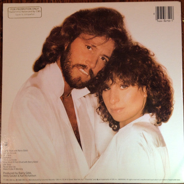 Buy Barbra Streisand : Guilty (LP, Album, Promo, Gat) Online for a ...