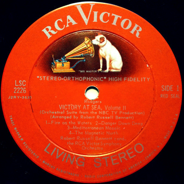Buy Richard Rodgers, Robert Russell Bennett : Victory At Sea Vol. 2 (LP ...