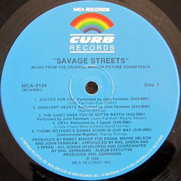 Buy Various : Savage Streets - Music From The Original Motion Picture ...