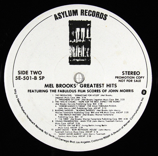 Buy John Morris : High Anxiety - Original Soundtrack / Mel Brooks ...