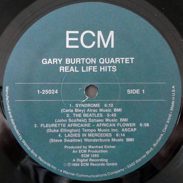 Buy Gary Burton Quartet : Real Life Hits (LP, Album) Online for a great ...