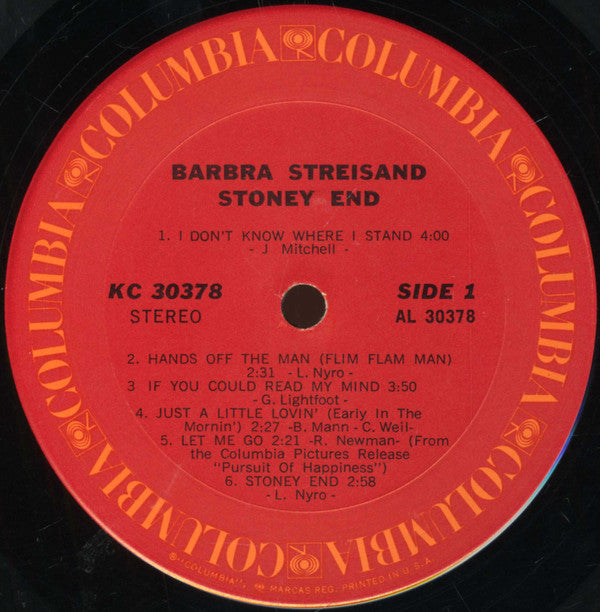 Buy Barbra Streisand : Stoney End (LP, Album, Ter) Online for a great ...